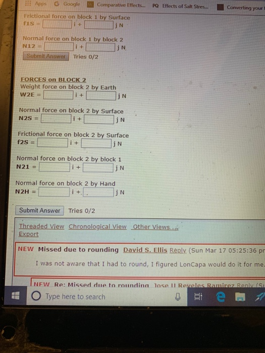 Solved Block 1 (m1 = 4 kg) and block 2 (m2 = 10 kg) are | Chegg.com