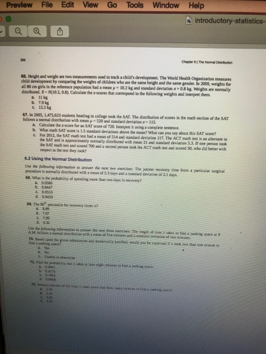 Solved Preview File Edit View Go Tools Window Help | Chegg.com