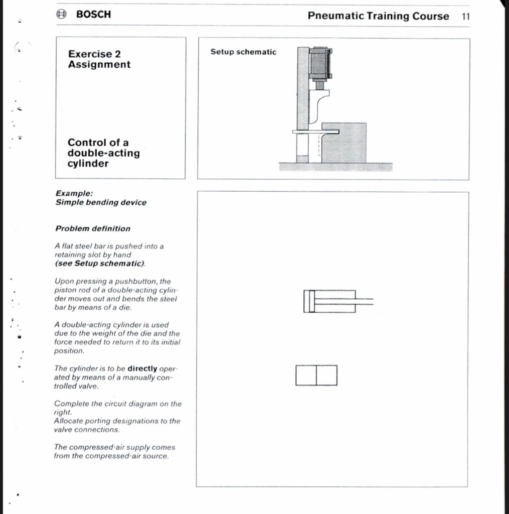 Solved Solve Using Festo Fluidsim Only Design The 