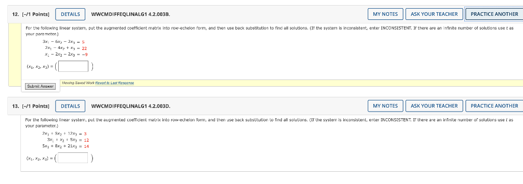 Solved 2. [-/1 Points] WWWMDIFFEQLINALG1 4.2.003B. your | Chegg.com