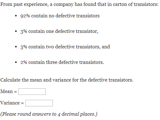 Solved From past experience, a company has found that in | Chegg.com
