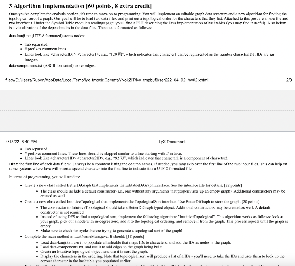 1 Background Learning Objectives: - LO1: Identify the | Chegg.com