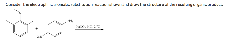 Solved Consider the electrophilic aromatic substitution | Chegg.com
