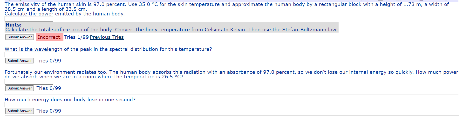 38.5 cm and a length of 33.5 cm. Calculate the nower | Chegg.com