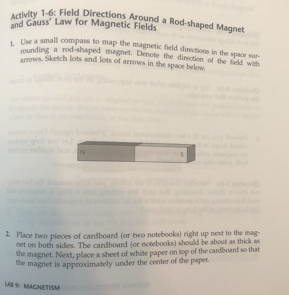 Solved: Activity 1-1: Permanent Mag Ermanent Magnet Poles ... | Chegg.com