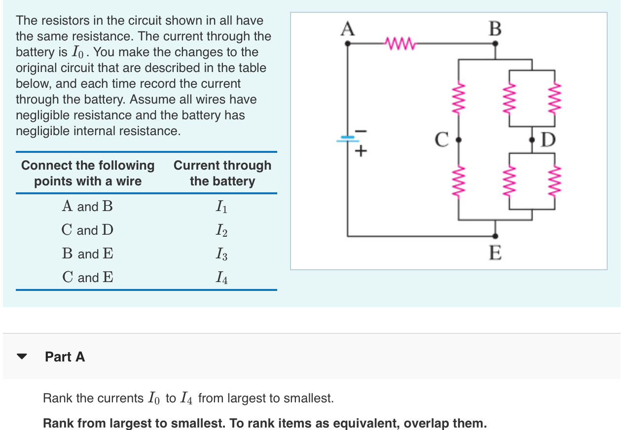 Solved The resistors in the circuit shown in all have the | Chegg.com