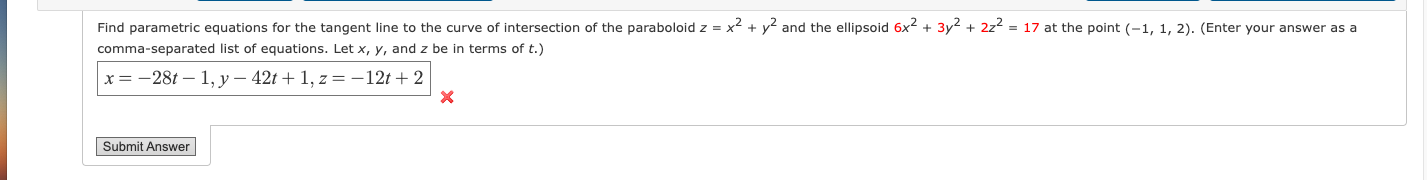 Solved comma-separated list of equations. Let x,y, and z be | Chegg.com