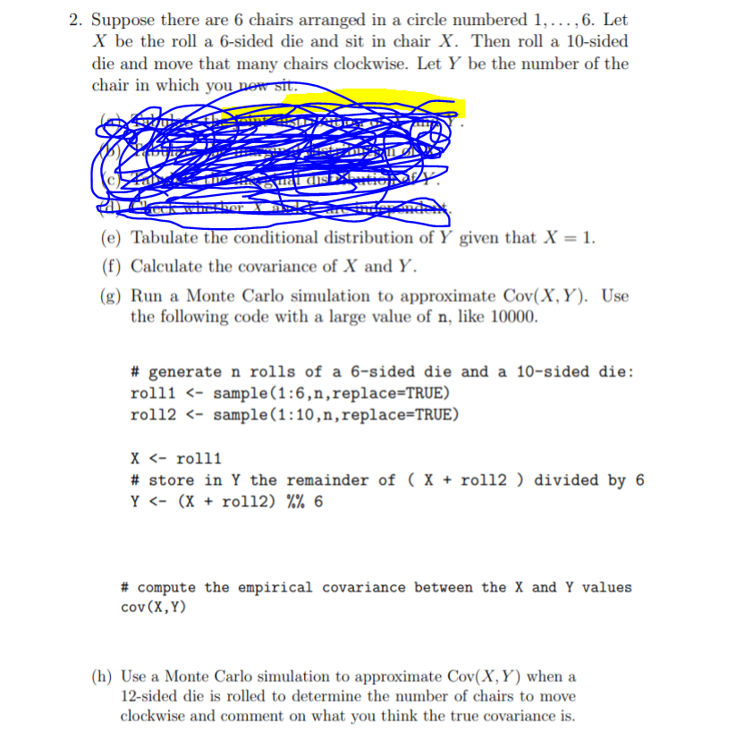 2. Suppose there are 6 chairs arranged in a circle | Chegg.com