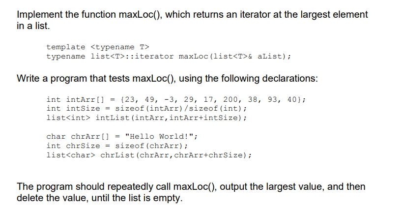Solved C++ programming question post picture of source code | Chegg.com