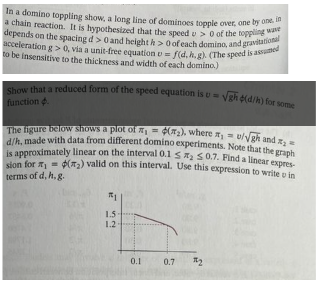 Solved In a domino toppling show, a long line of dominoes | Chegg.com