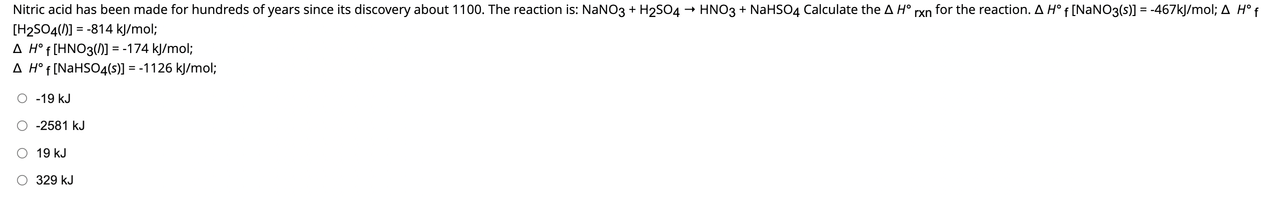 Solved The Highly Exothermic Thermite Reaction In Which