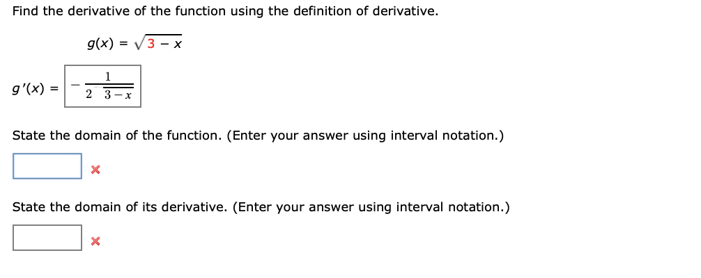 Solved Find the derivative of the function using the | Chegg.com