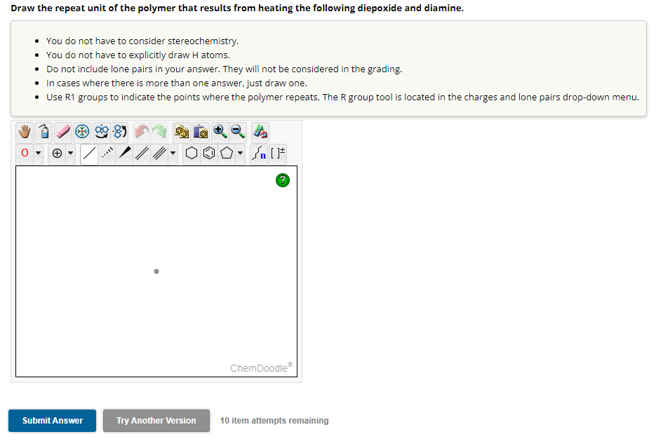 Draw the repeat unit of the polymer that results from | Chegg.com