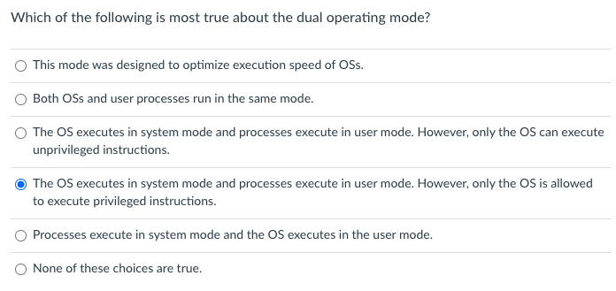 Solved Operating Sysytems: Is this the correct answer? | Chegg.com