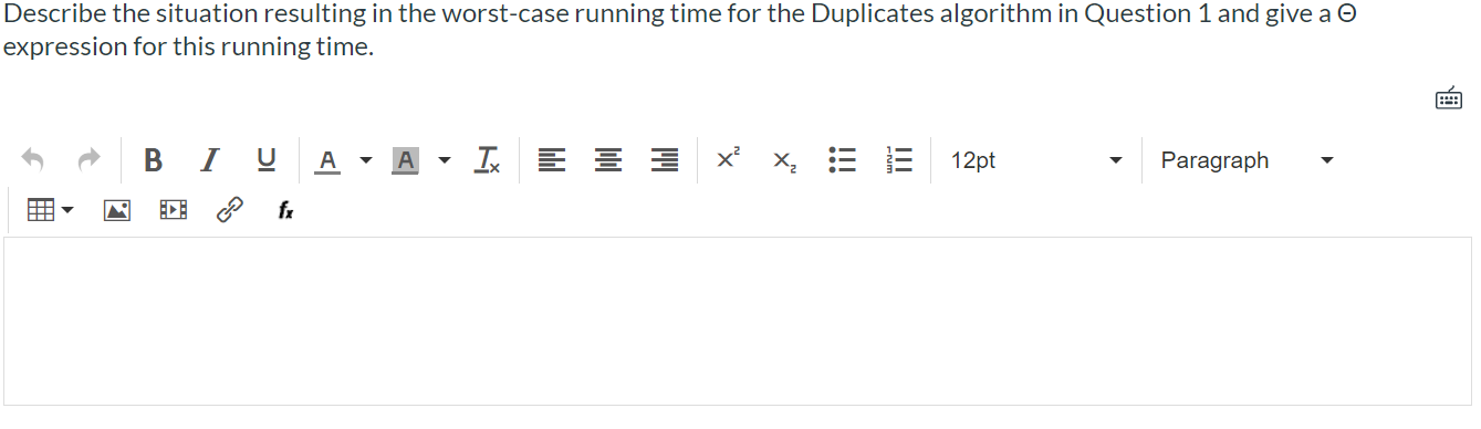Solved Consider The Following Algorithm Duplicates A N That