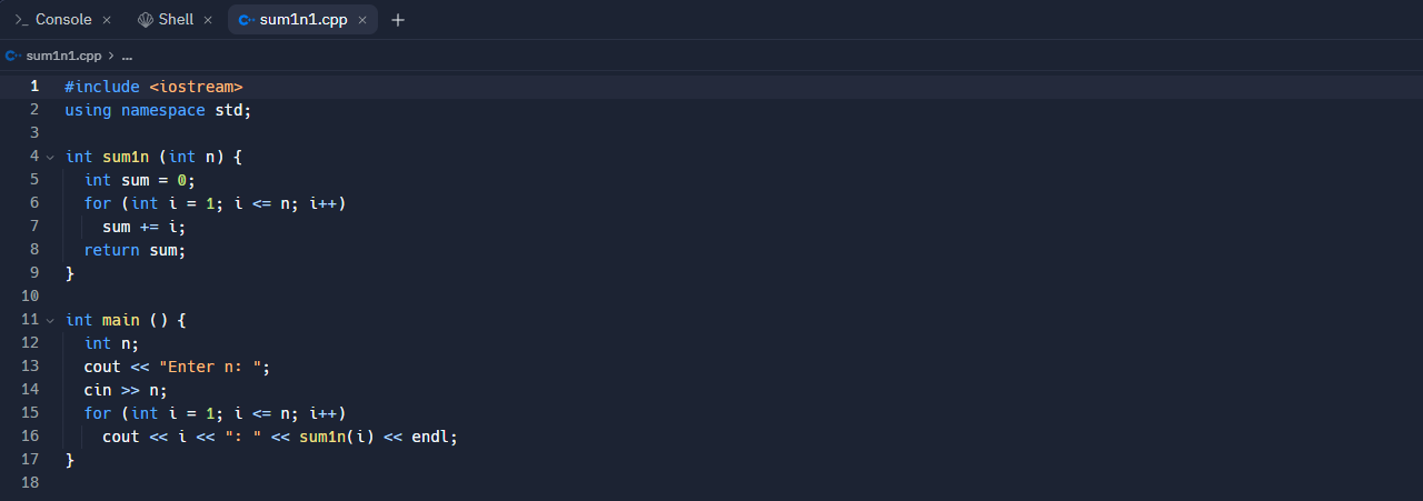 Solved Please see the code in source file sum1n1.cpp. The | Chegg.com
