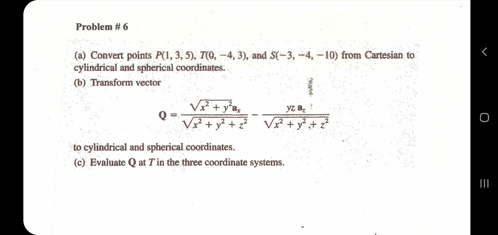 Solved From the Electromagnetics class. Topics; Vector | Chegg.com