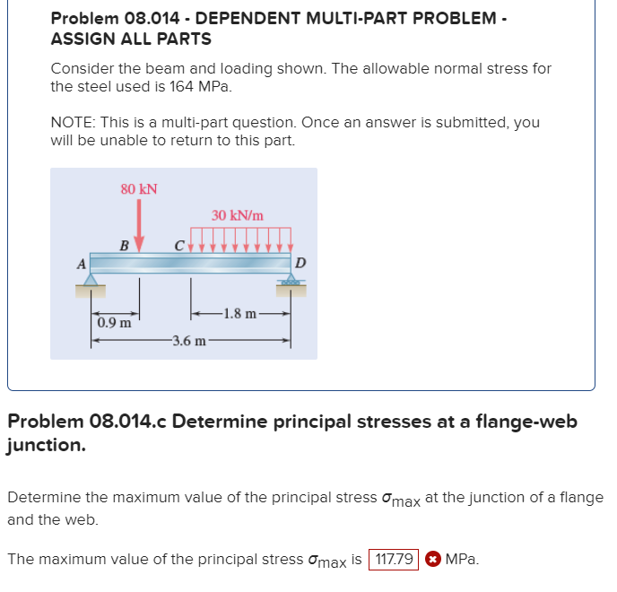 Solved Problem 08.014 - DEPENDENT MULTI-PART PROBLEM ASSIGN | Chegg.com