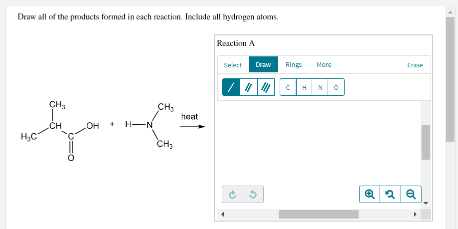 Solved Draw all of the products formed in each reaction. | Chegg.com