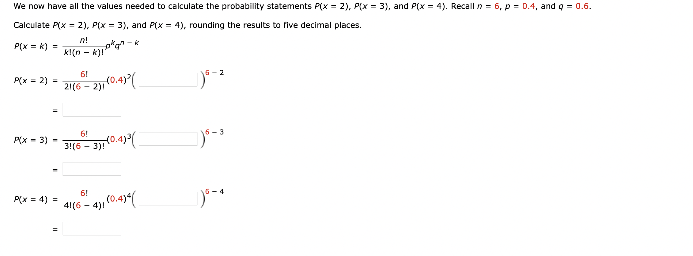 Solved We now have all the values needed to calculate the | Chegg.com