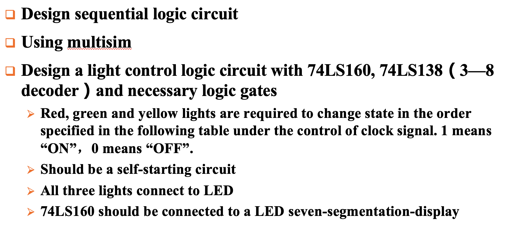 Design sequential logic circuit Using multisim Design | Chegg.com