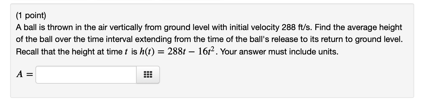 Solved (2 points) A particle has zero velocity initially | Chegg.com