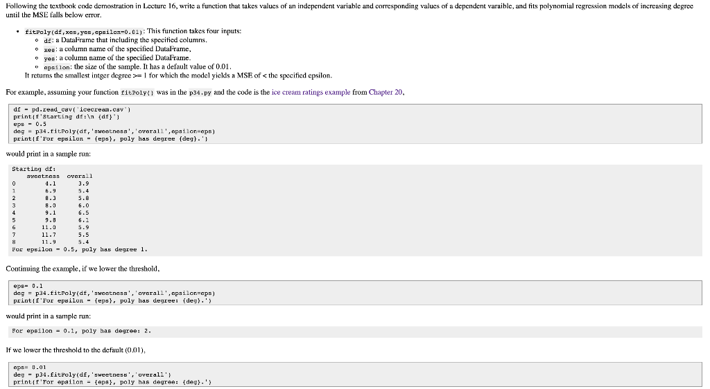 Solved Ice Cream | Chegg.com