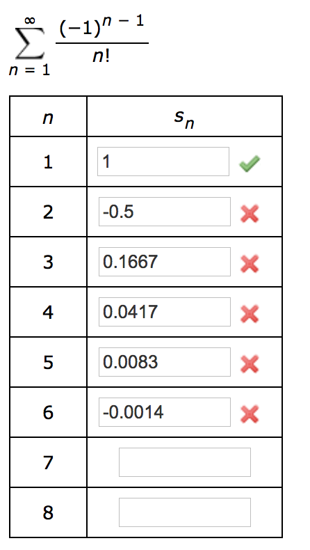 Solved Calculate the first eight terms of the sequence of | Chegg.com