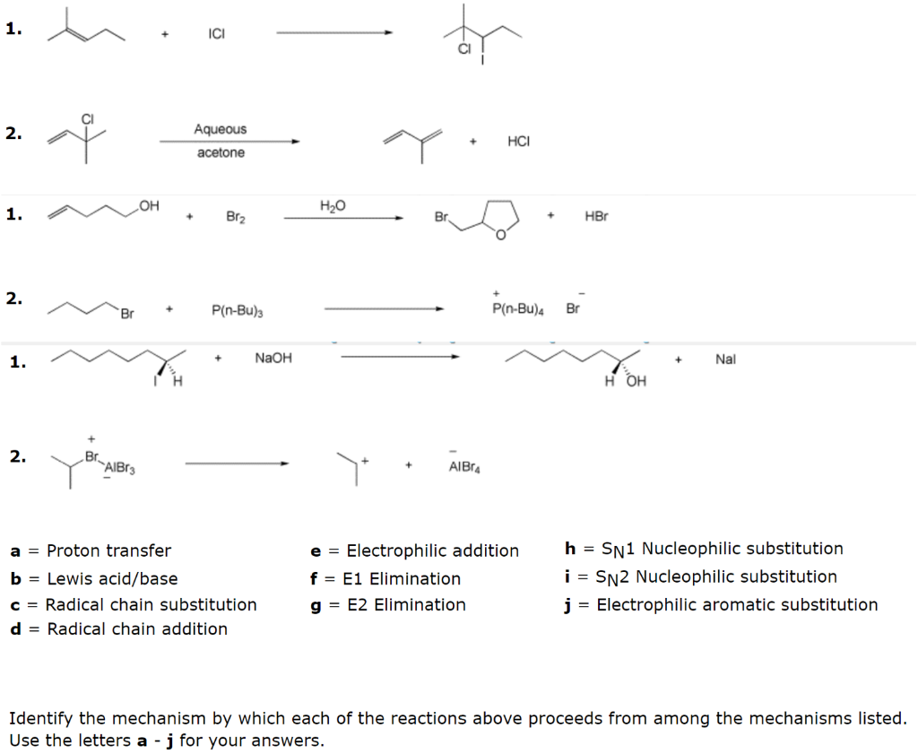 Solved 1. w ICI 2 . q Aqueous acetone HCI OH H2O 1. + Br2 | Chegg.com