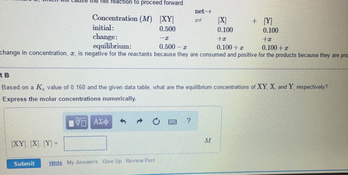 Solved Based on a Kc value of 0.160 and the given data | Chegg.com Solved Based on a Kc value of 0.160 and the given data | Chegg.com