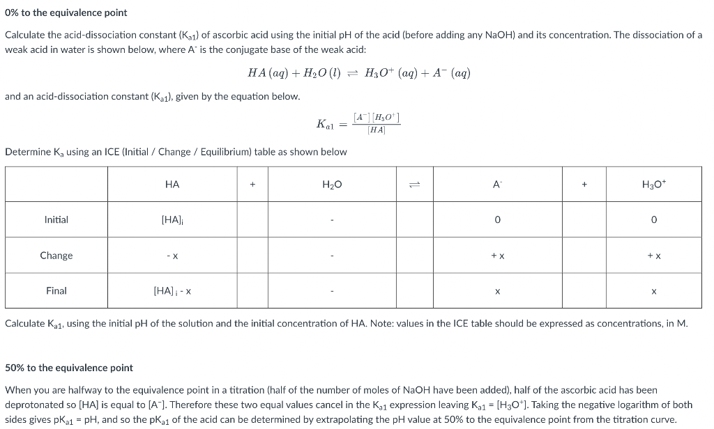 13. Fill in the values below: Literature Ka1 value | Chegg.com