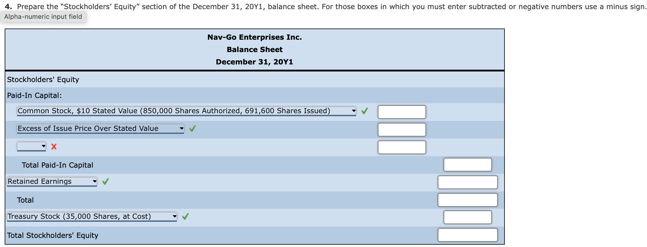 Solved Entries for Selected Corporate Transactions Nav-Go | Chegg.com