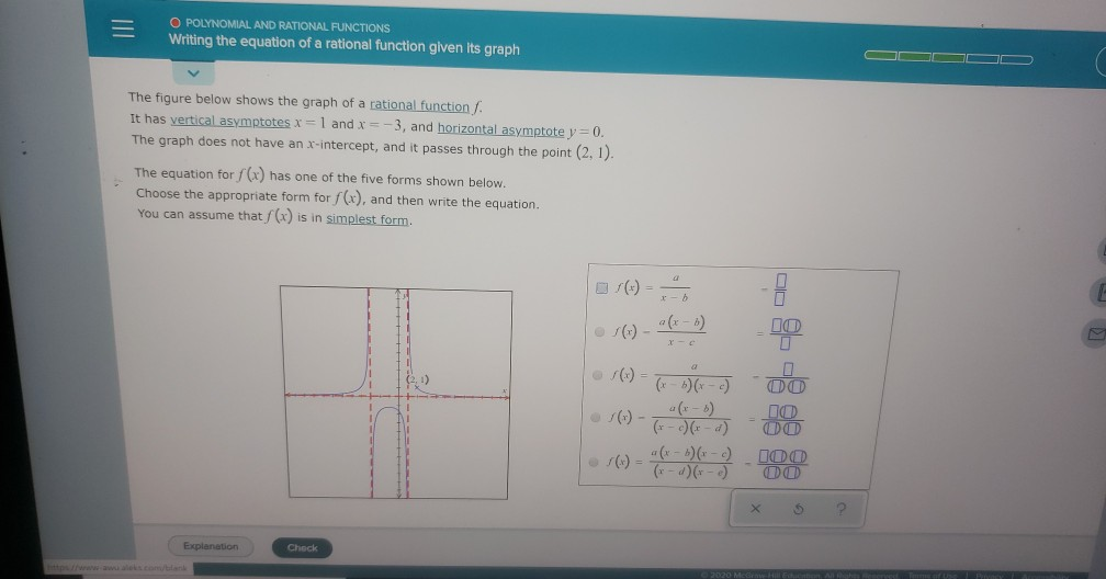Solved O POLYNOMIAL AND RATIONAL FUNCTIONS Writing the | Chegg.com