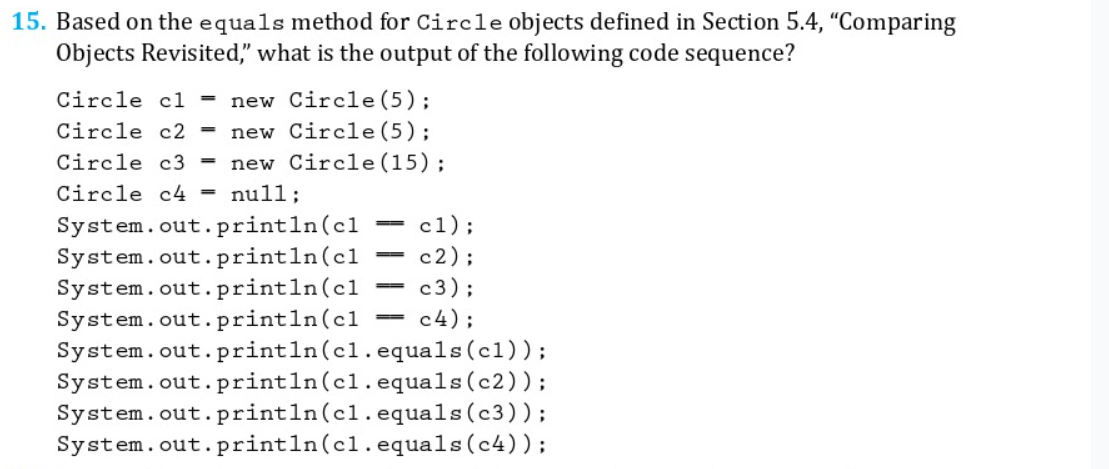 Solved Need help solving if the system.out.println | Chegg.com