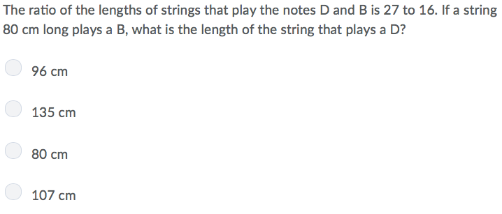 Solved The ratio of the lengths of strings that play the | Chegg.com