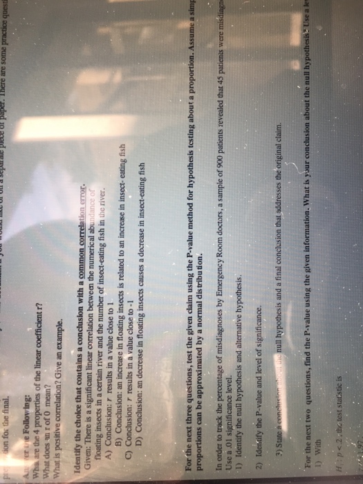 Solved biostatistics | Chegg.com