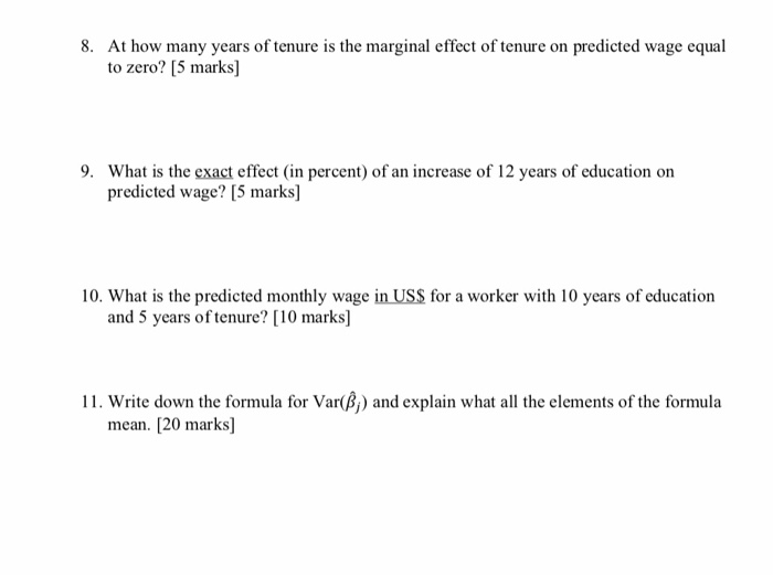 Solved Part 2: Interpretation of OLS regression Consider the | Chegg.com