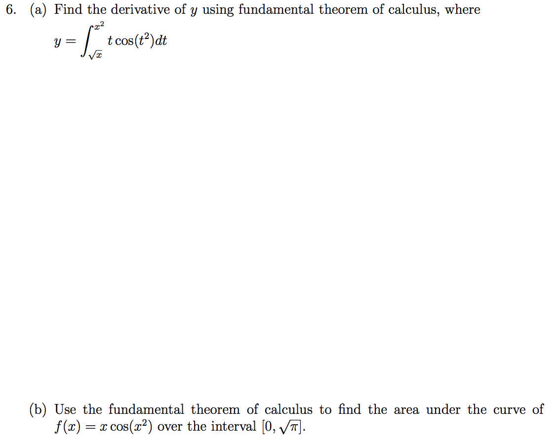 Solved (a) Find the derivative of y using fundamental | Chegg.com