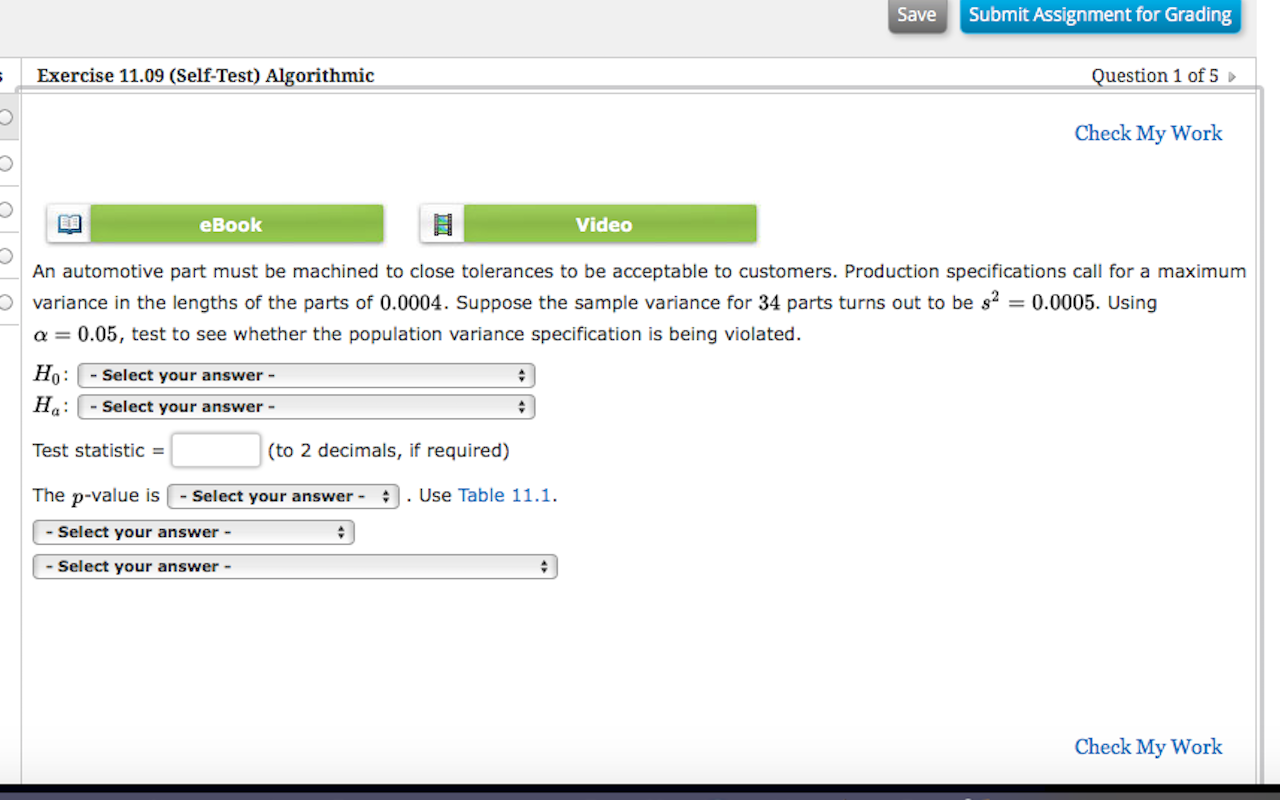 Solved Save Submit Assignment for Grading Exercise 11.09 | Chegg.com