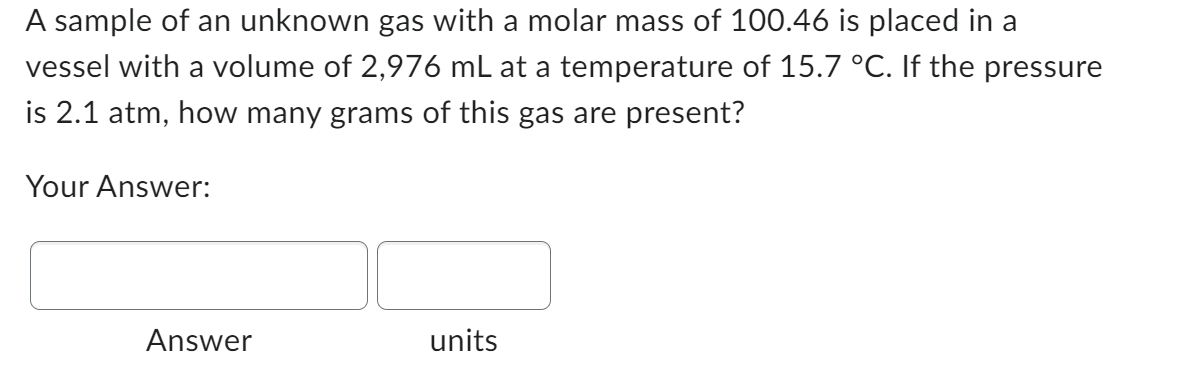 Solved 7.0 L of O2 reacts with excess H2 to form H2O | Chegg.com
