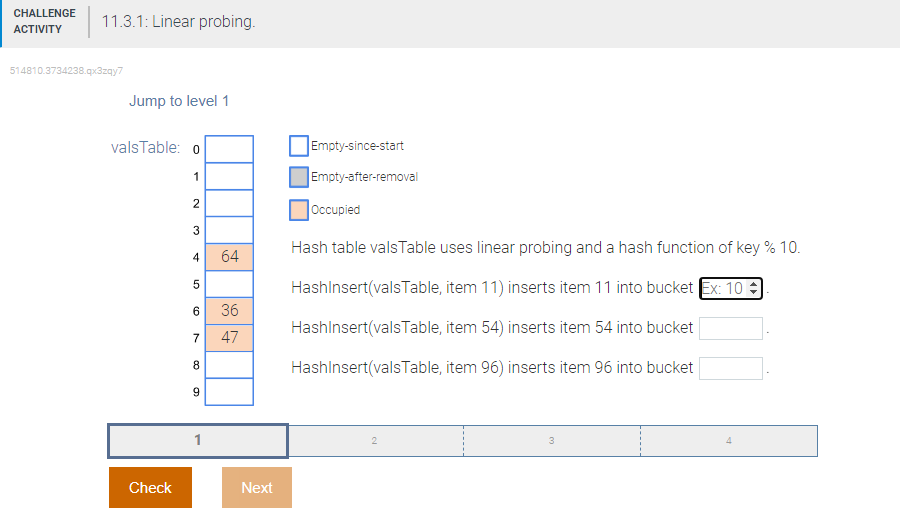 Solved Jump to level 1valsTable: | Chegg.com