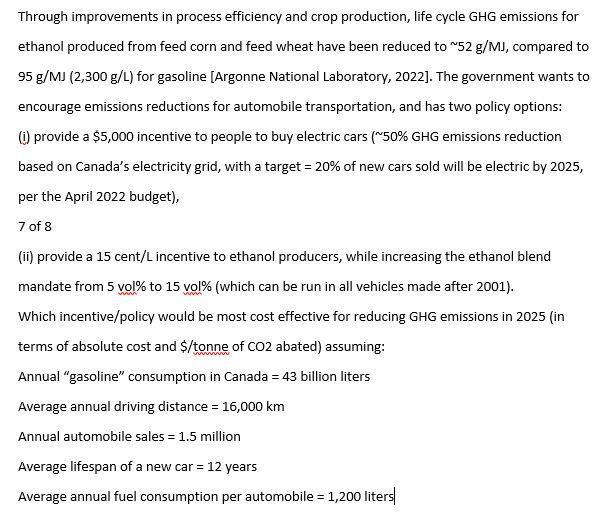 Solved Through improvements in process efficiency and crop | Chegg.com