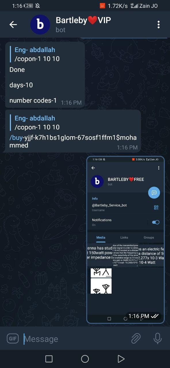 1:16 26 1.72K/s - Zain JO + b Bartleby VIP bot | Chegg.com