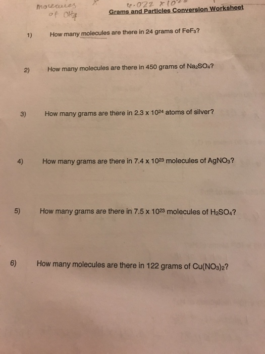 Solved houuses 1) How many molecules are there in 24 grams | Chegg.com