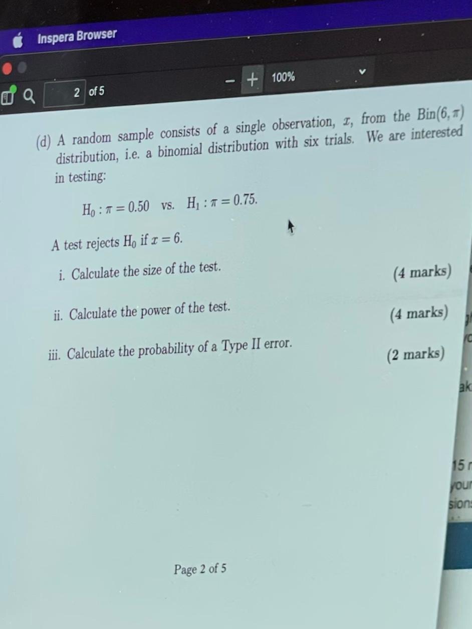 1. (a) Explain the rationale behind the two point | Chegg.com