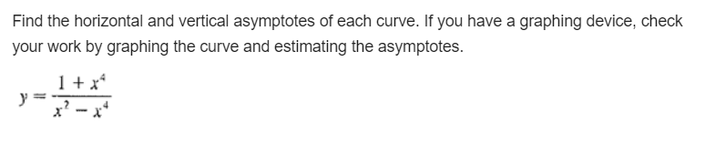 Solved Find the horizontal and vertical asymptotes of each | Chegg.com