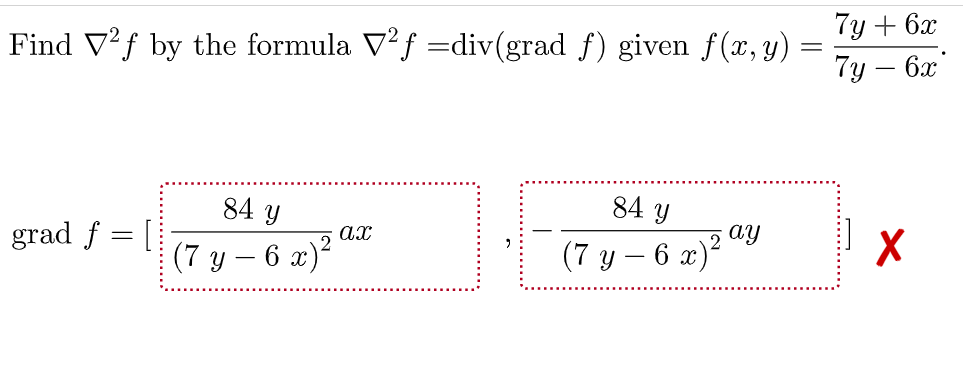 Solved Find v2f by the formula v? f =div(grad f) given | Chegg.com
