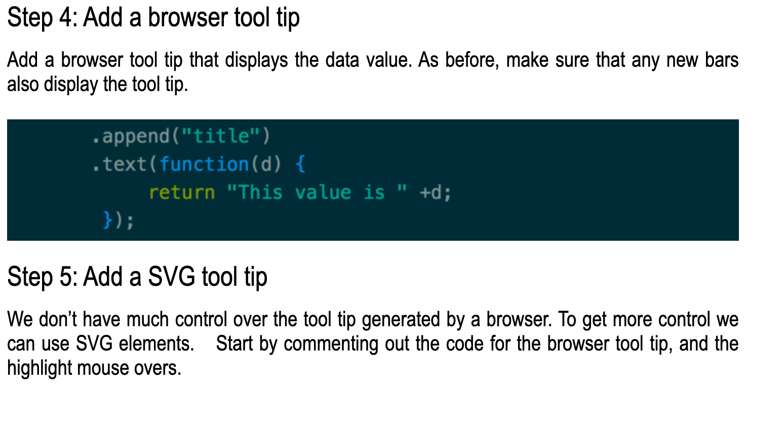 Solved I need help with my SVG code. I have the basic hover | Chegg.com