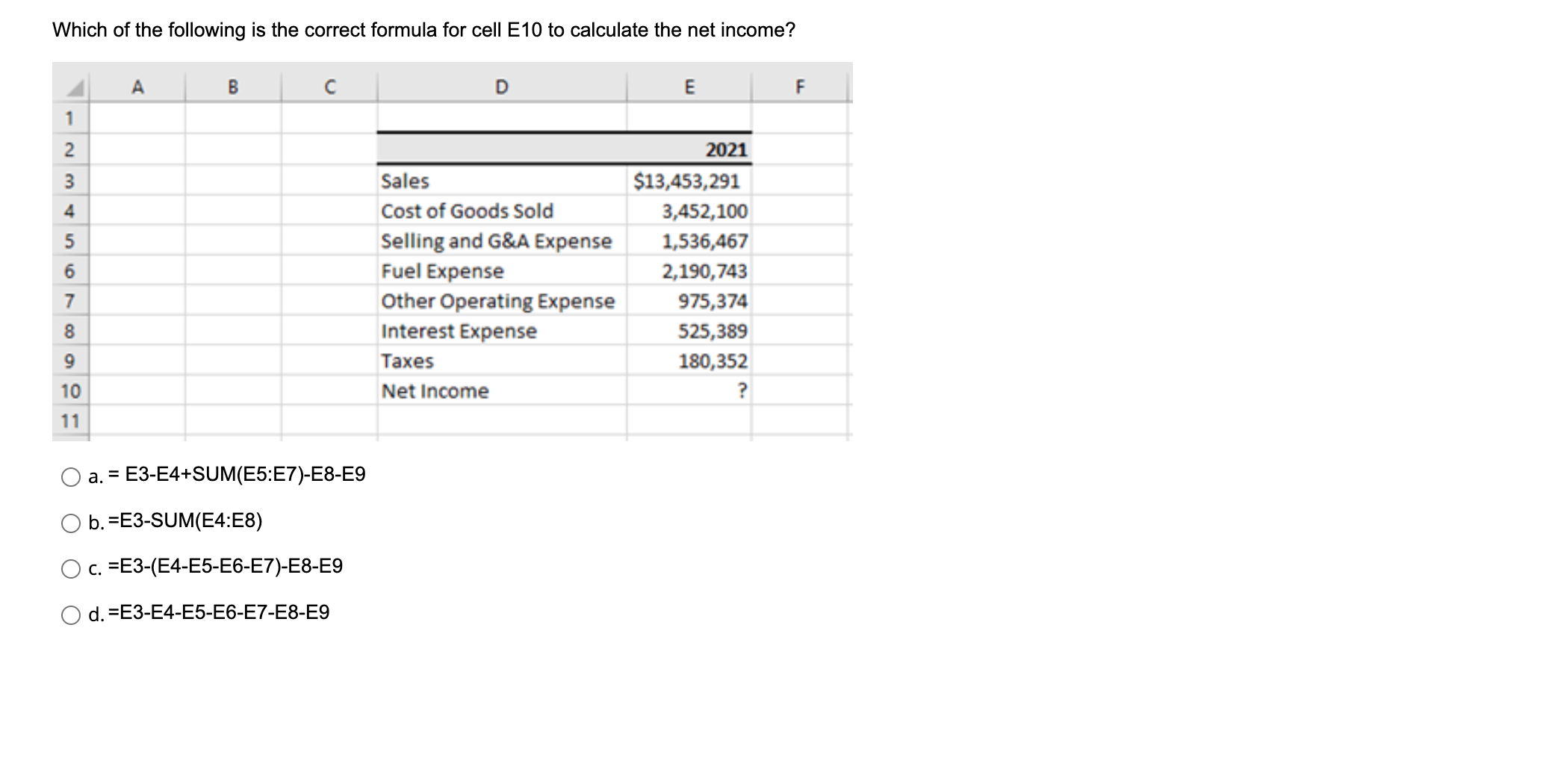 Solved Which of the following is the correct formula for | Chegg.com