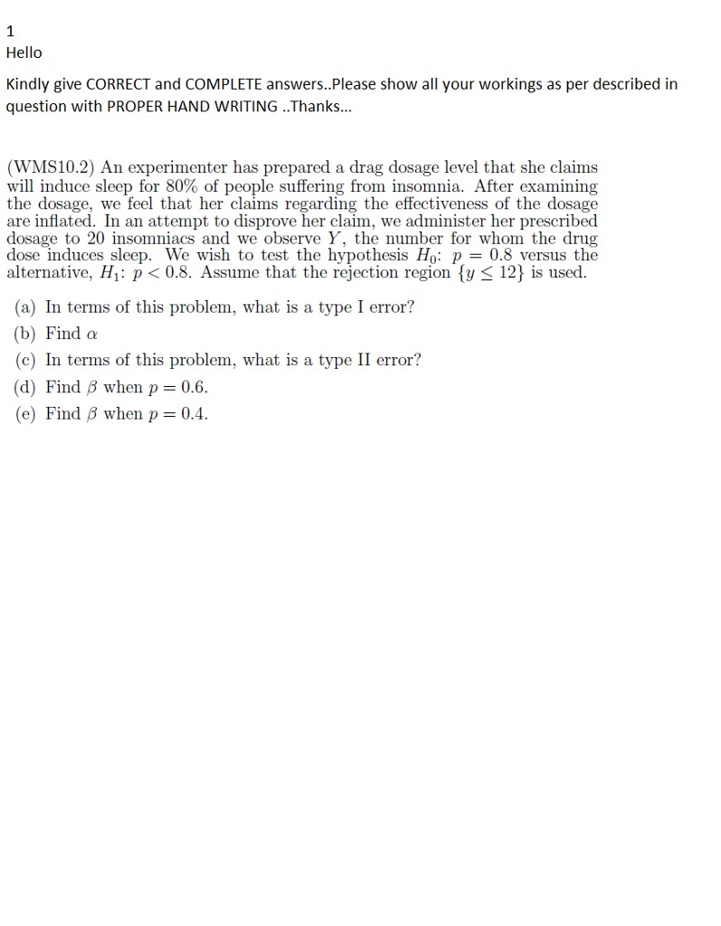 Solved Hello Kindly give CORRECT and COMPLETE | Chegg.com